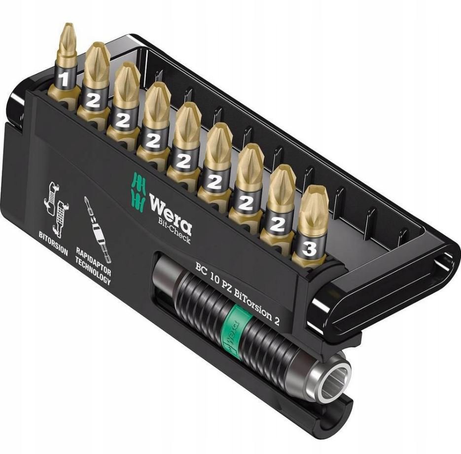 WERA BIT-CHECK 10 PZ BITORSION 2 bity 10szt - WERA | Sklep EMPIK.COM
