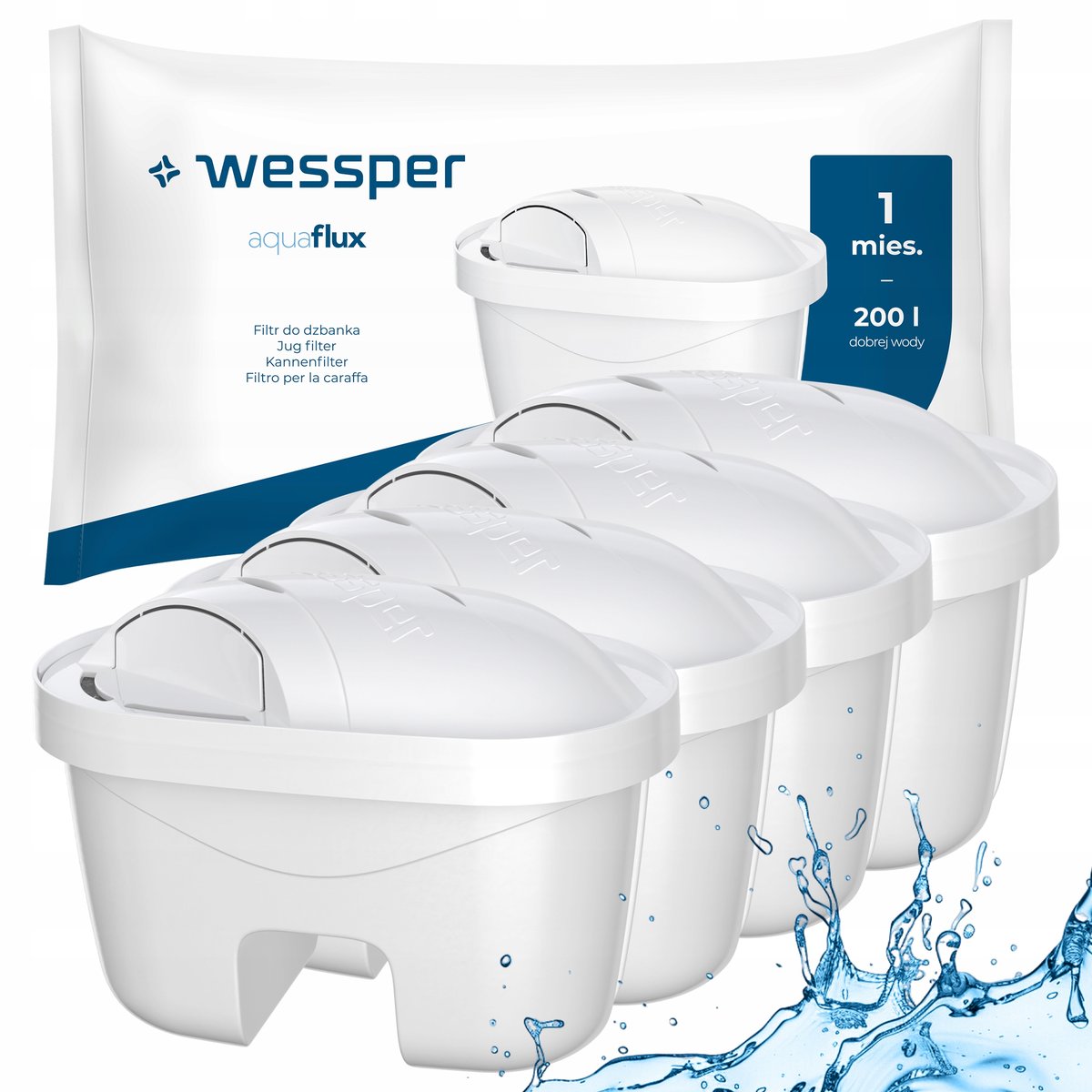 Wessper aquaflux filtr wody do dzbanka filtrującego Brita Dafi ...