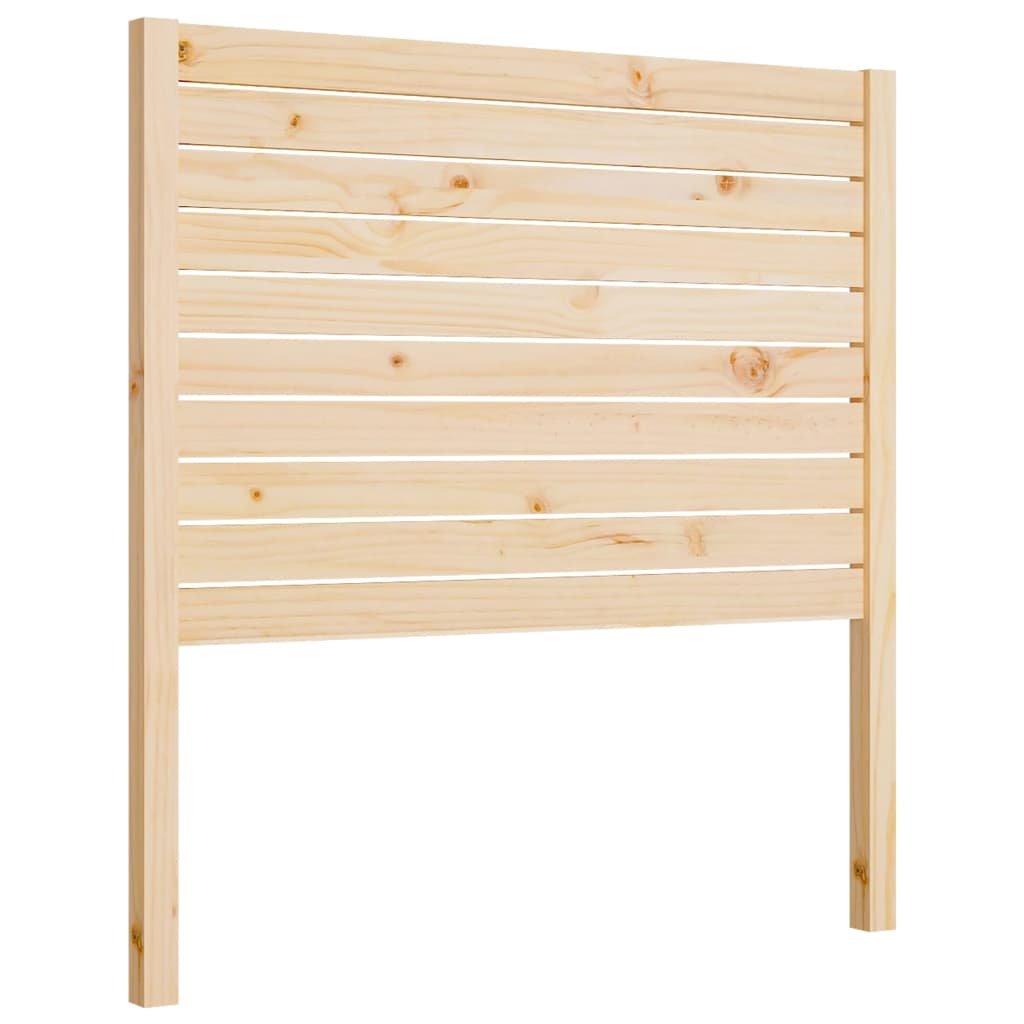 Wezgłowie z litego drewna sosnowego, 81 x 4 x 100 cm, surowe / AAALOE ...