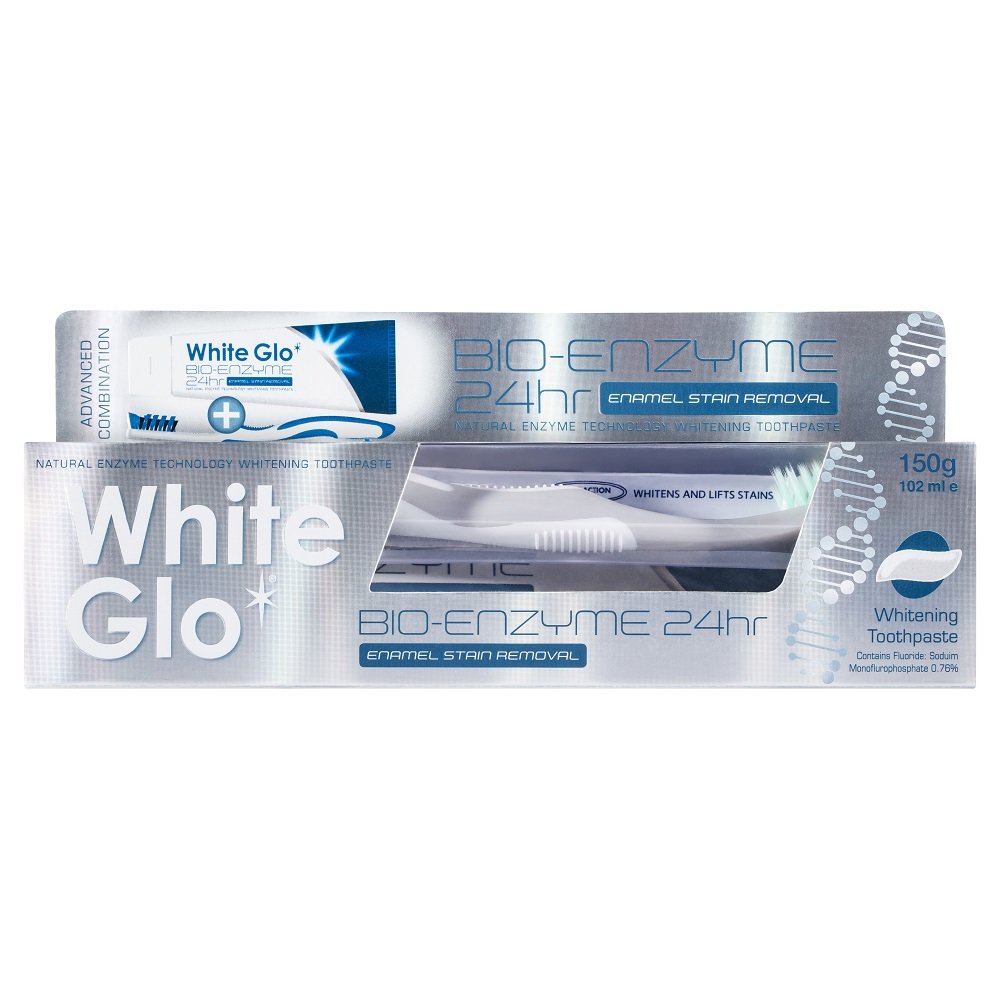 White Glo, Bio Enzyme 24h Enamel Stain Removal pasta do zębów z ...