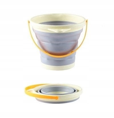 Wiaderko plażowe składane z uchwytem - Koopman | Sklep EMPIK.COM