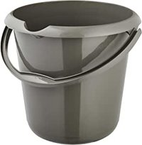 Wiadro z wylewką miarką Mika 10 L Eco Grey Keeeper - Keeeper | Sklep EMPIK.COM