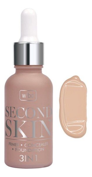 Wibo, Second Skin 3in1, płynny podkład do twarzy nr. 1, 30 ml | Sklep ...