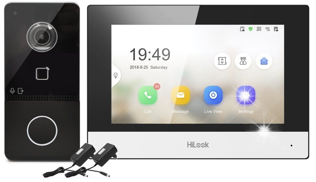 WIDEODOMOFON Domofon WiFi Hikvision HiLook Aplikacja KIS603-P / IP-VIS ...