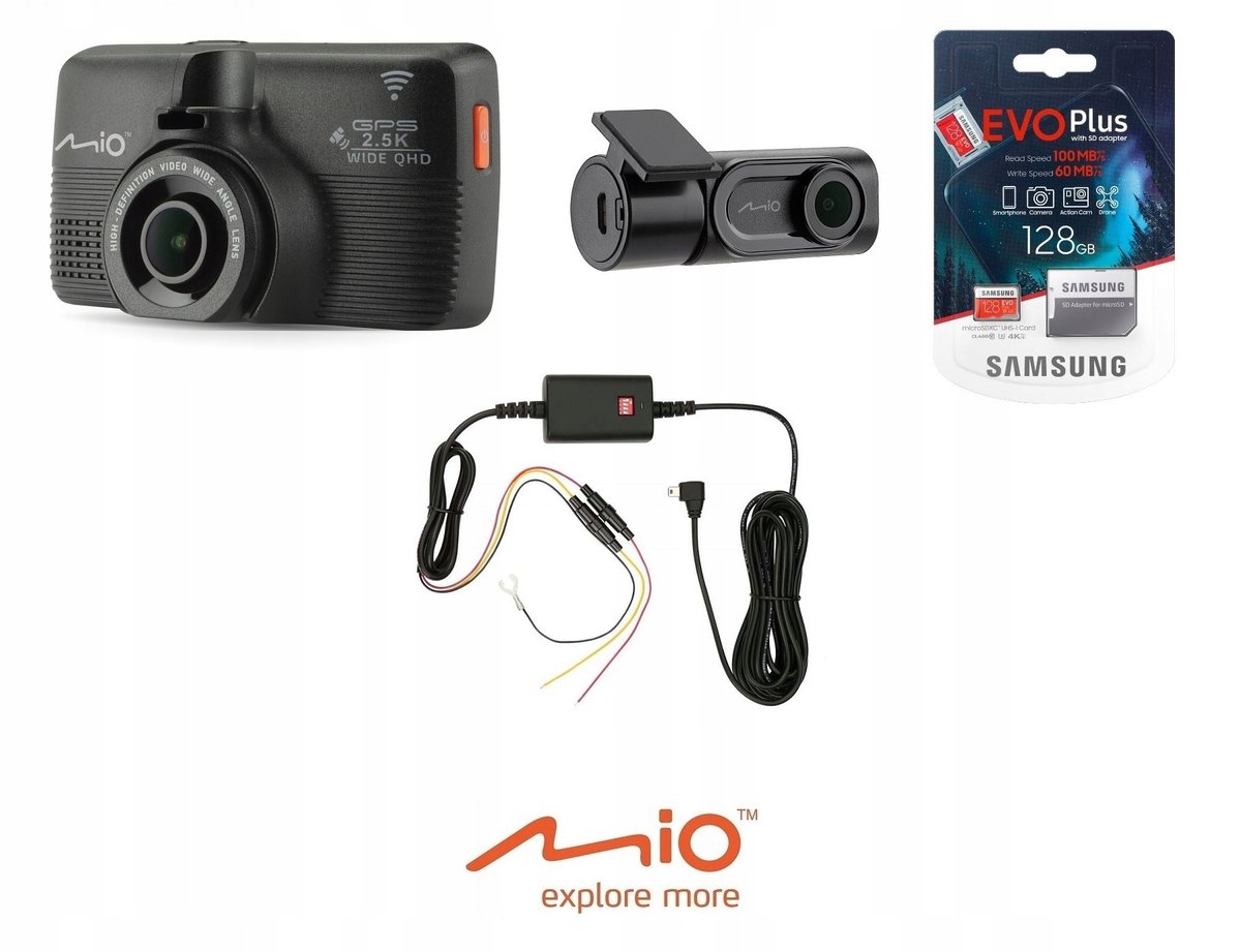 Wideorejestrator MIO MiVue 798 WiFi A50 + 128GB +Smartbox III - MIO ...