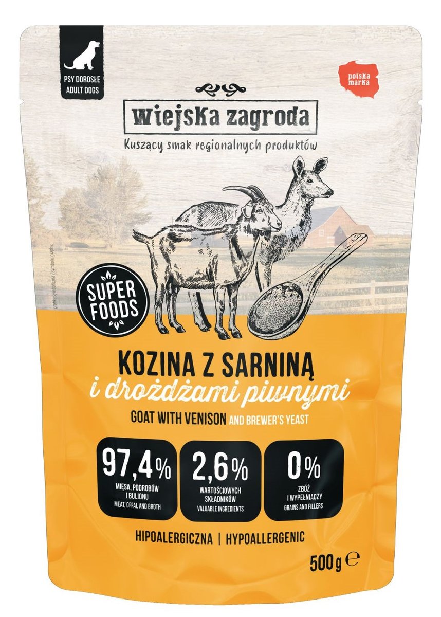 Wiejska Zagroda Saszetka Kozina Sarna 500g - Wiejska Zagroda | Sklep ...
