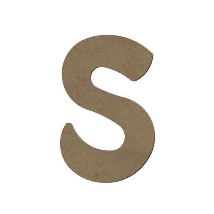 Wielka litera S z drewna MDF do dekoracji - 8 cm - Inna marka | Sklep ...