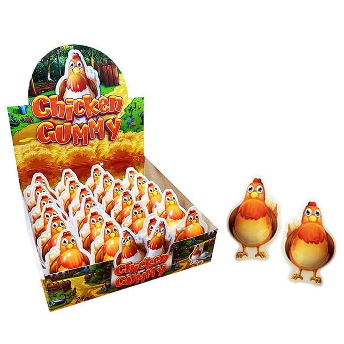 WIELKANOC CUKIERKI GALARETKI CHICKEN GUMMY 24SZT - Inna marka ...
