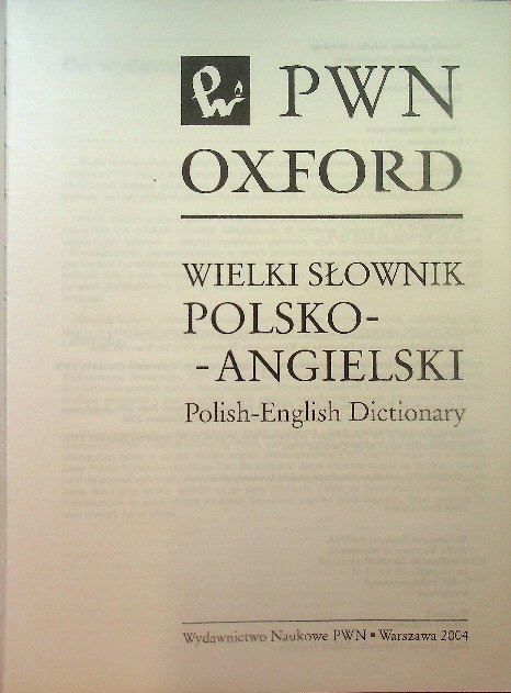 Wielki słownik polsko - angielski - Opracowanie zbiorowe | Książka w Empik