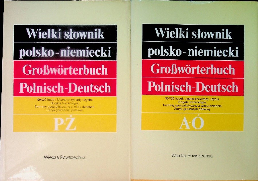 Wielki słownik polsko-niemiecki Tom I i II - Opracowanie zbiorowe | Książka w Empik
