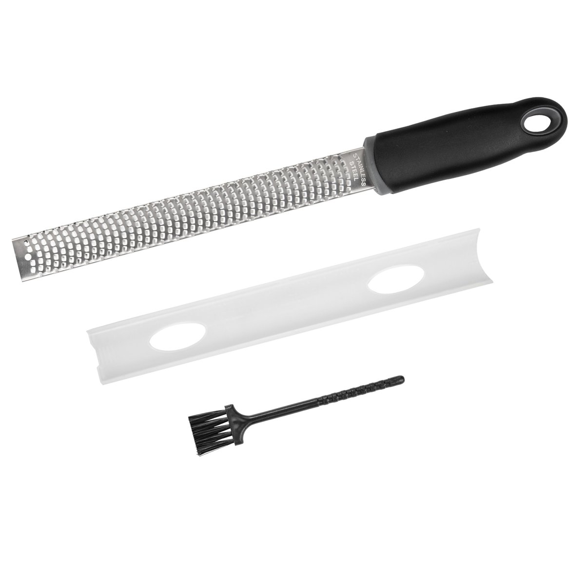 Wielofunkcyjna tarka ręczna ze stali nierdzewnej w kolorze czarnym ...