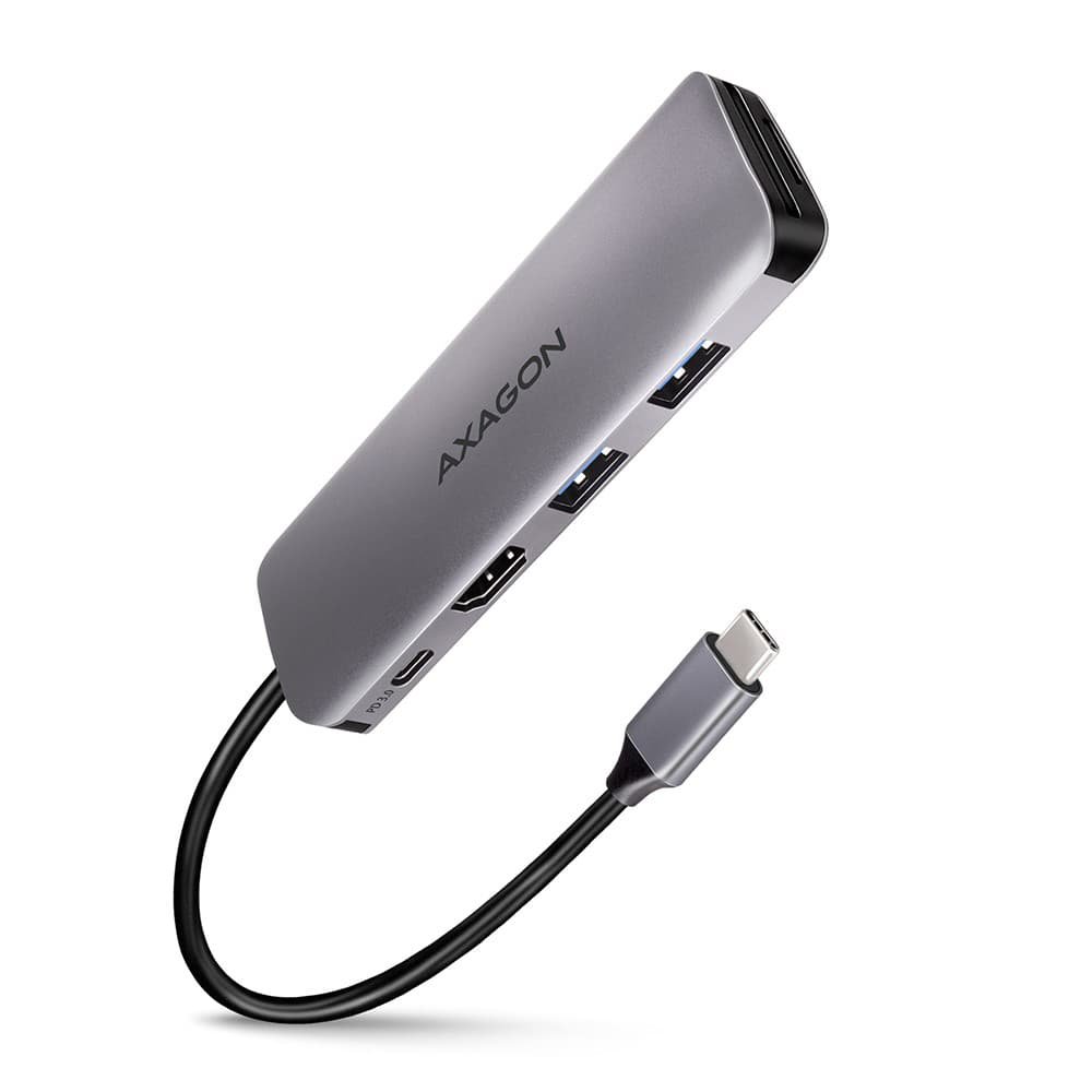 Wieloportowy hub HMC-5 2x USB-A, HDMI, SD/microSD, USB 3.2 Gen 1, PD ...