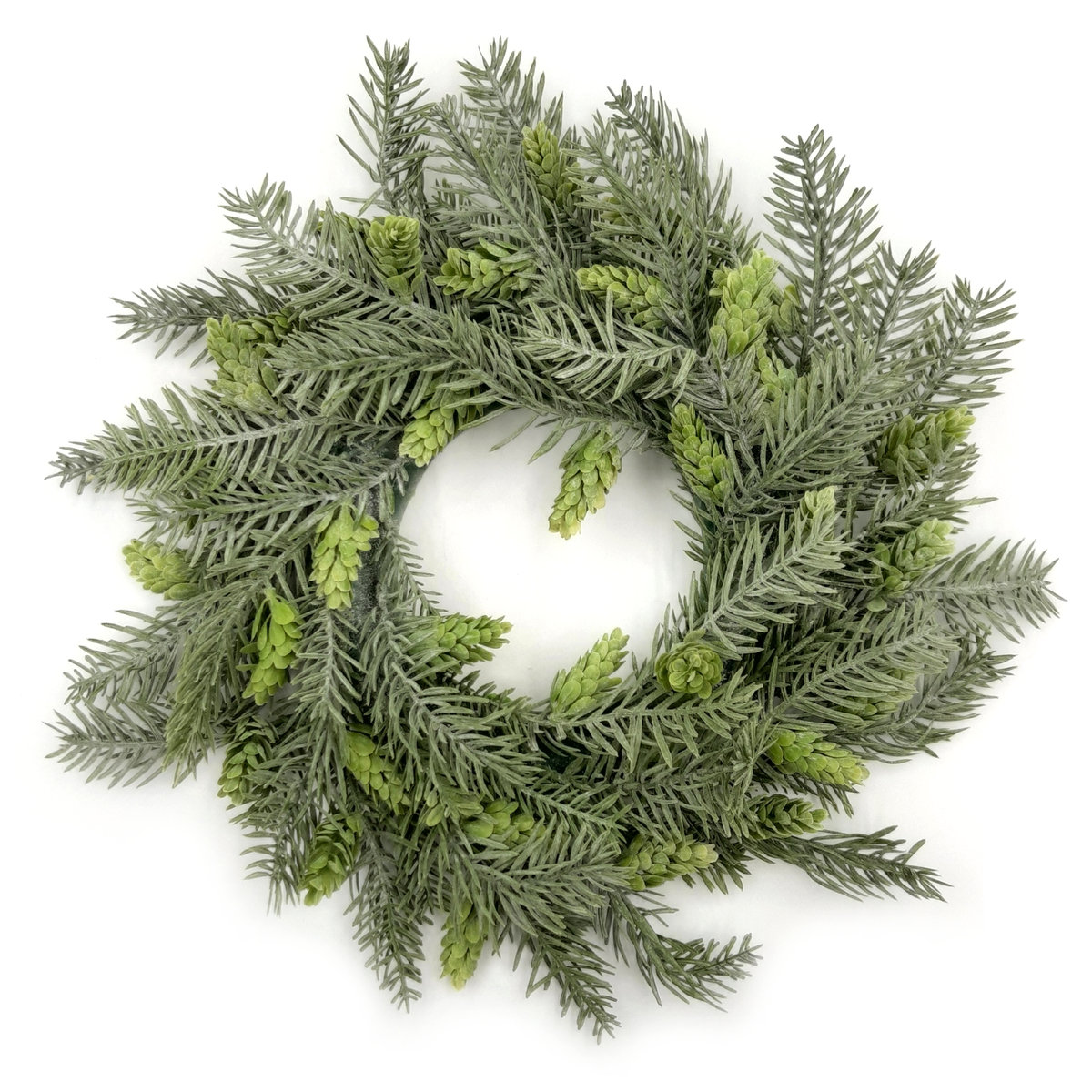Wieniec świąteczny wianek naturalny z szyszkami stroik bożonarodzeniowy 35 cm - Inny producent ...