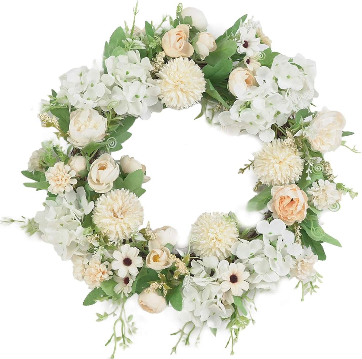 Wieniec z piwonii, wieniec z hortensji na drzwi wejściowe - Other | Sklep EMPIK.COM