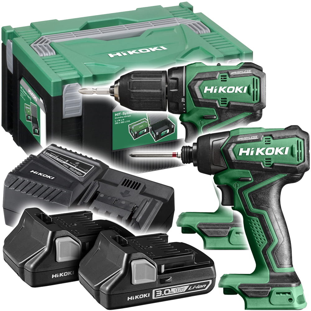 Wiertarko-wkrętarka i zakrętarka udarowa Hikoki KC18DD WDZ - Hikoki | Sklep EMPIK.COM