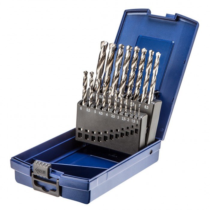 Wiertła do stali nierdzewnych Baildon DIN 338 RN NWKa INOX M-19 1-10 mm ...