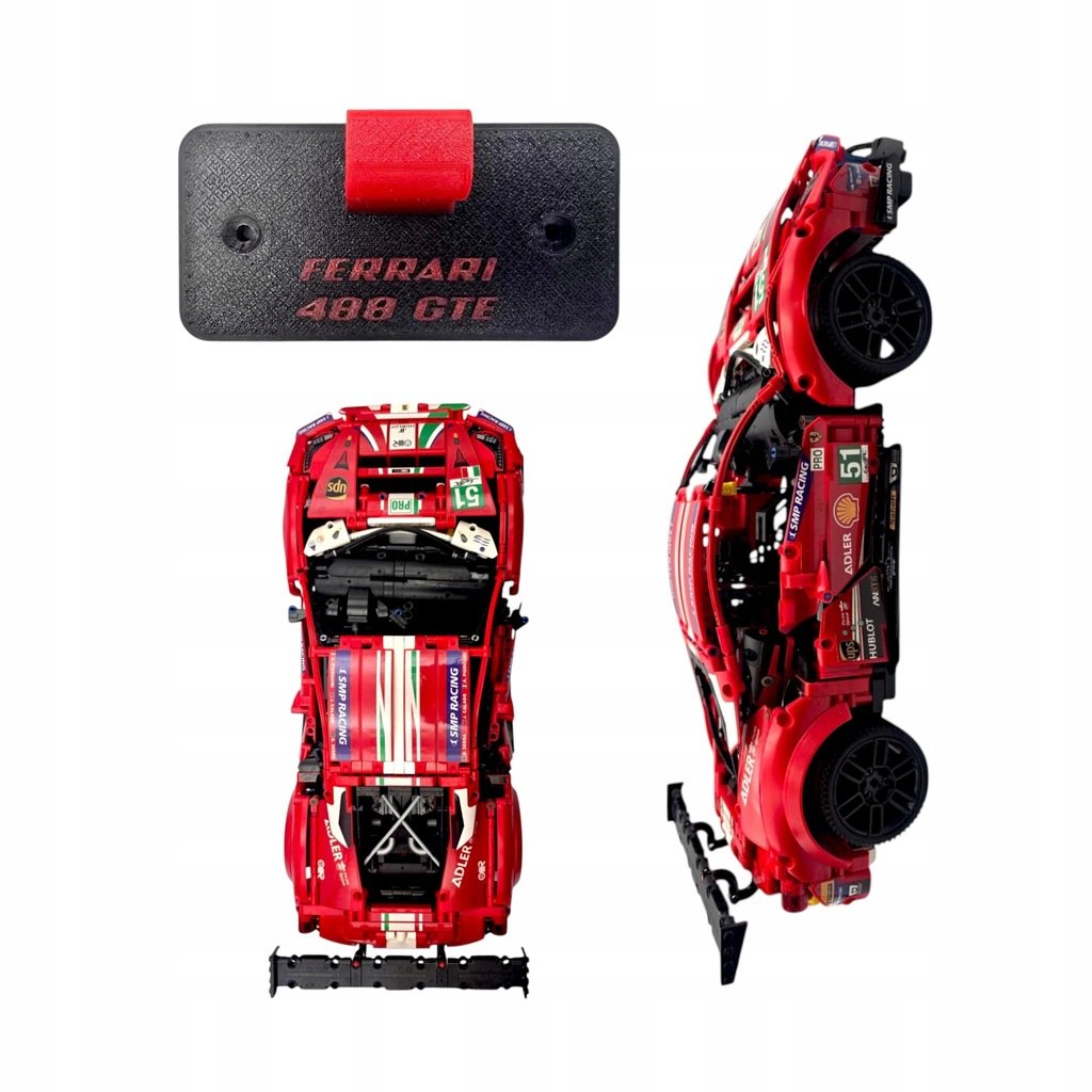 Wieszak Ścienny do modelu Ferrari 488 Gte “Af Corse #51” 42125 Solidny ...