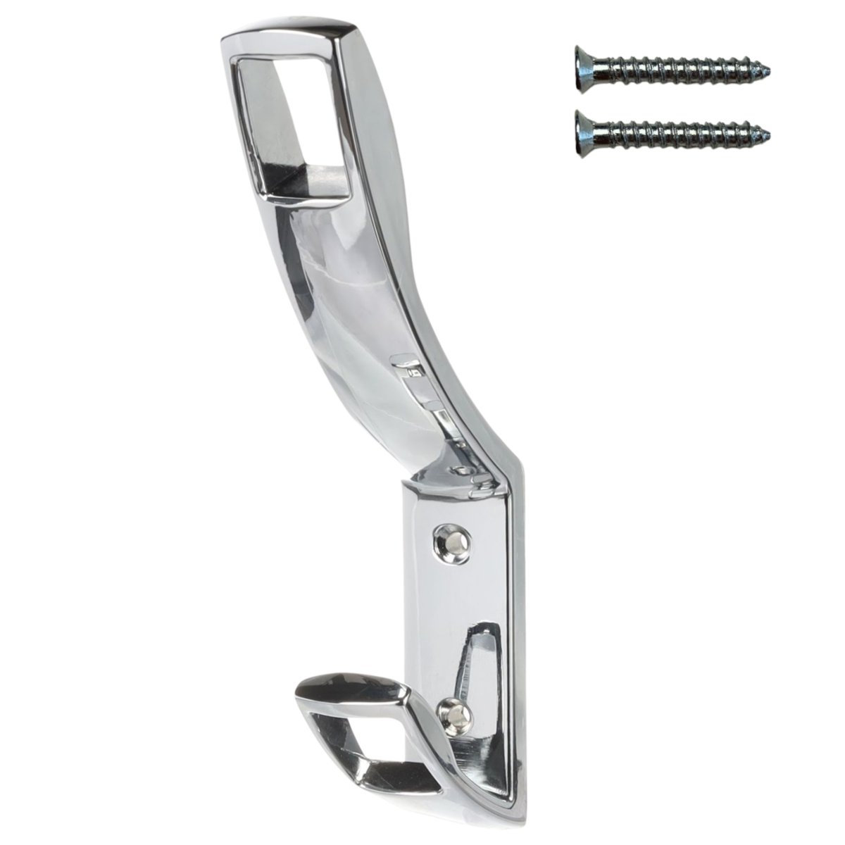 Wieszak ścienny podwójny polerowany chrom Riex XV19 - Inna marka ...