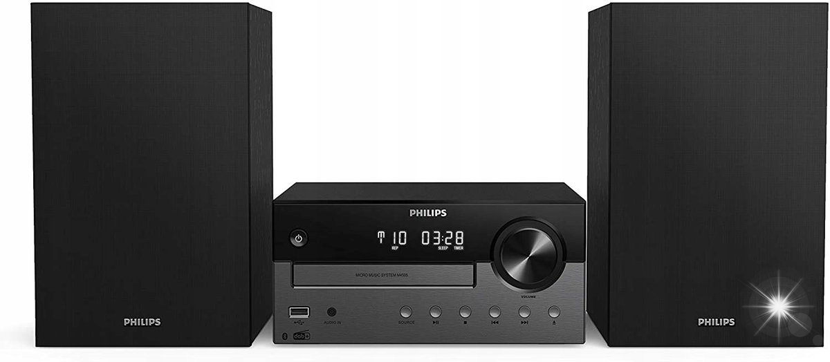 Wieża Philips TAM4505/12 CD USB MP3 FM Bluetooth DAB+ 2x30W AUX - Inna ...