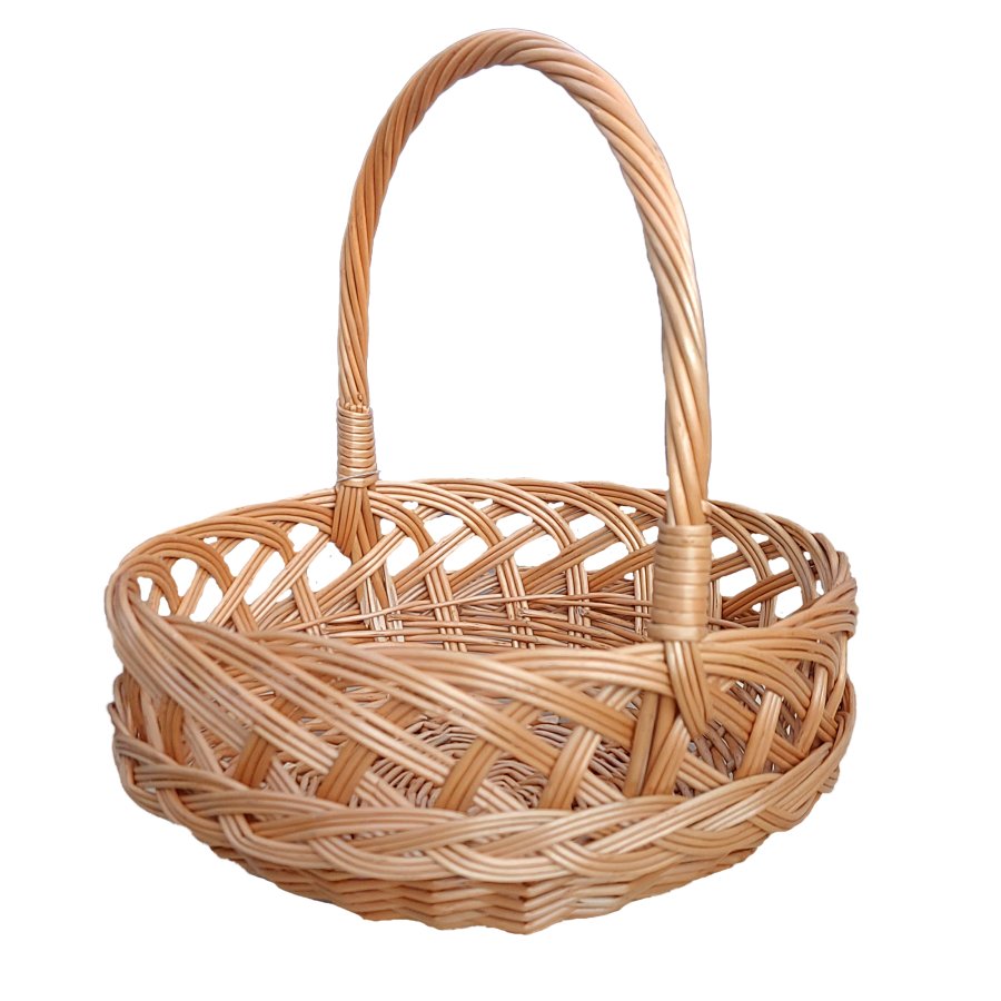 Wiklinowy koszyk ażurowy naturalny taki jak na zdjęciu - Wisan | Sklep ...