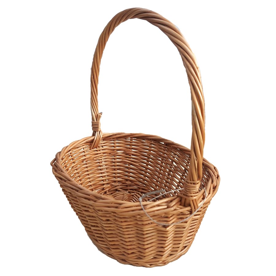 Wiklinowy koszyk naturalny taki jak na zdjęciu - Wisan | Sklep EMPIK.COM