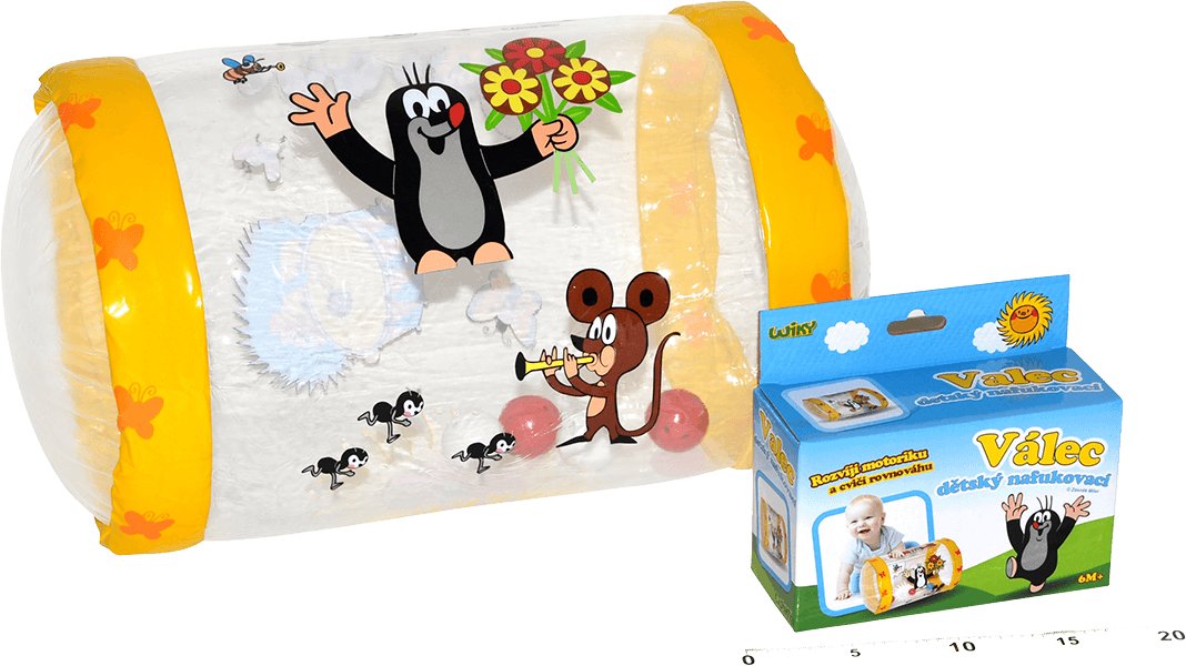 Wiky, walec edukacyjny Walec Krecik nadmuchiwany - Wiky | Sklep EMPIK.COM