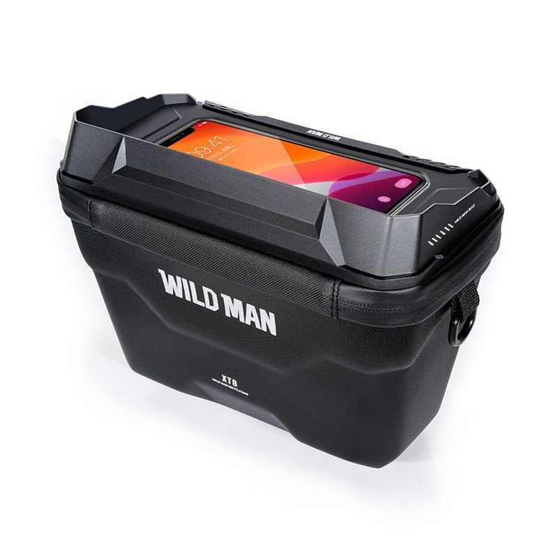 WILDMAN sakwa rowerowa na kierownicę na zamek 3L (4"-7") XT8 czarna ...