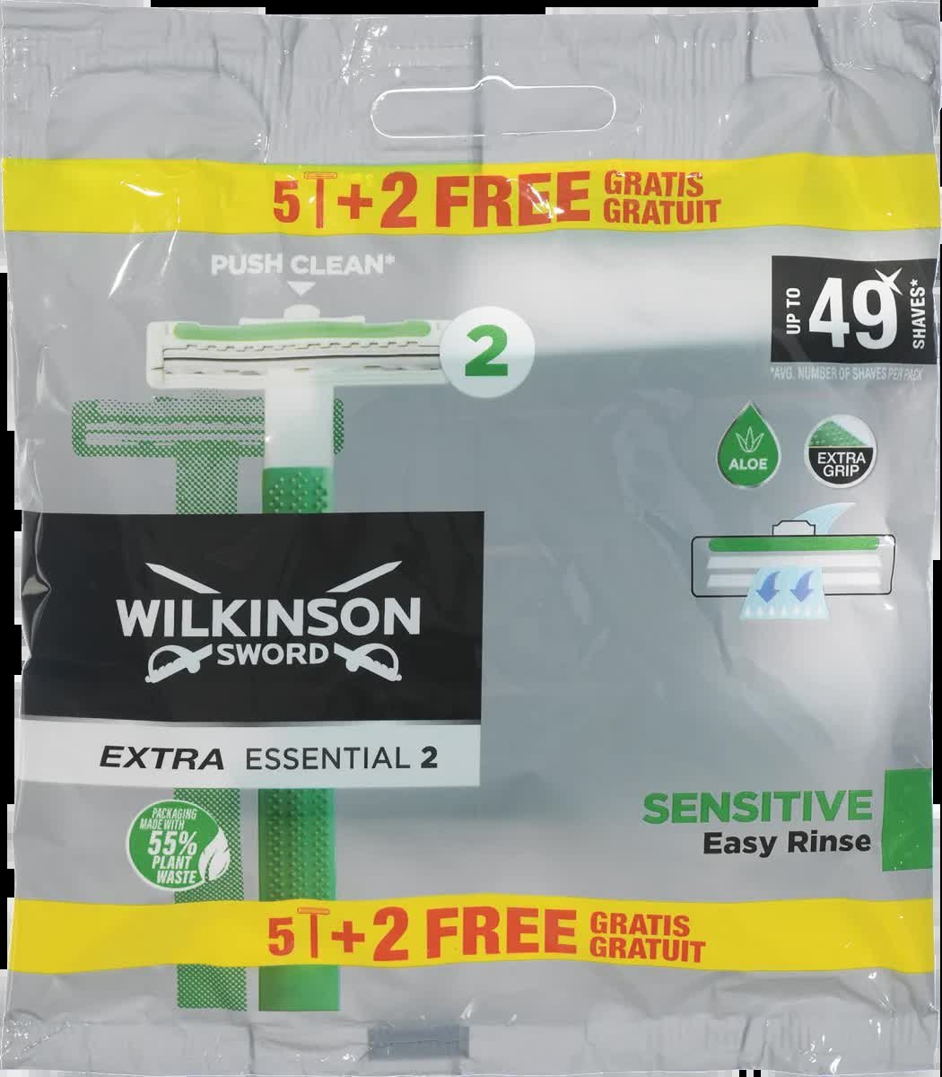 Wilkinson Sword Extra2 Sensitive Jednorazowa Maszynka do Golenia 7 szt ...