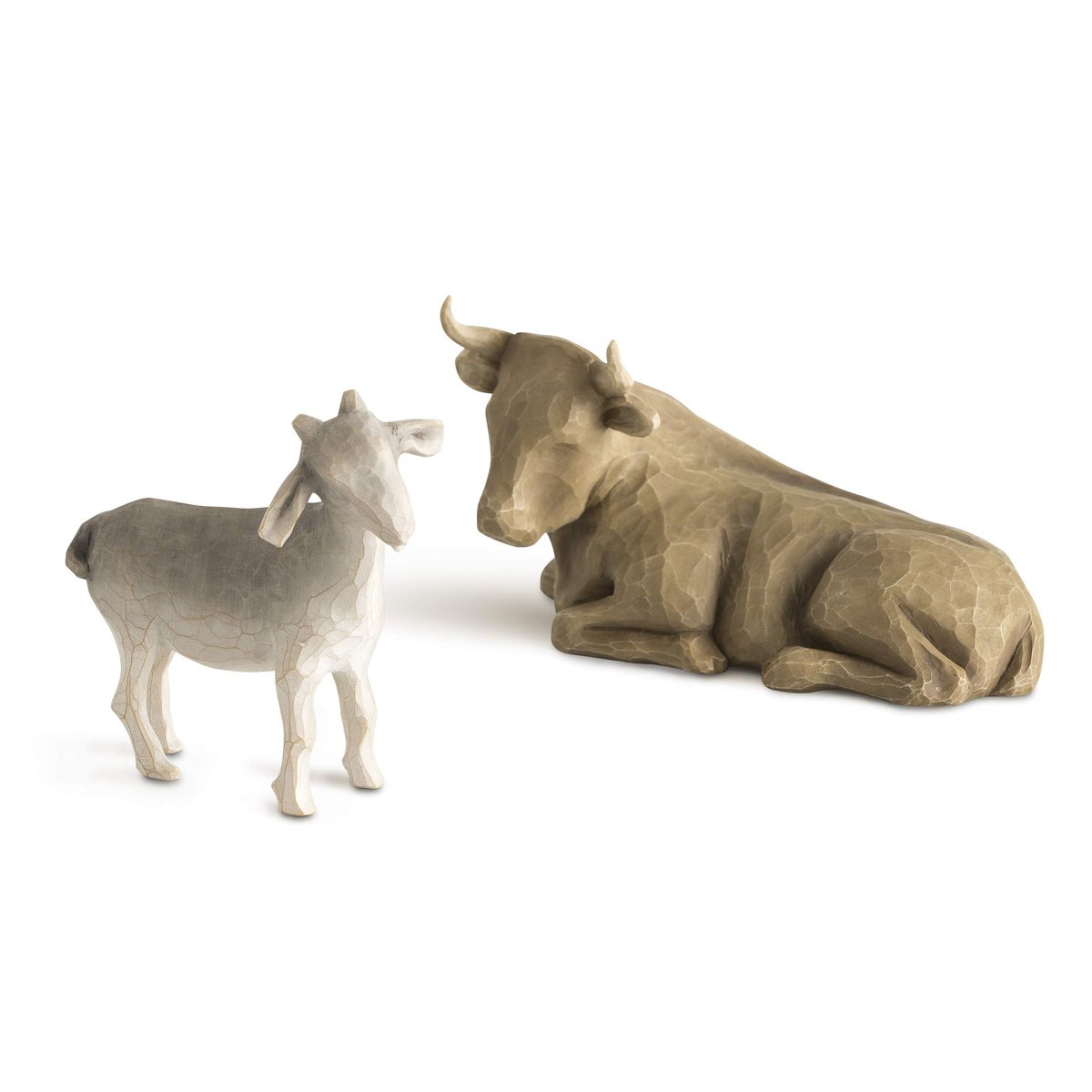 Willow Tree Ox and Goat Nativity Figures, Offering Warmth and ...