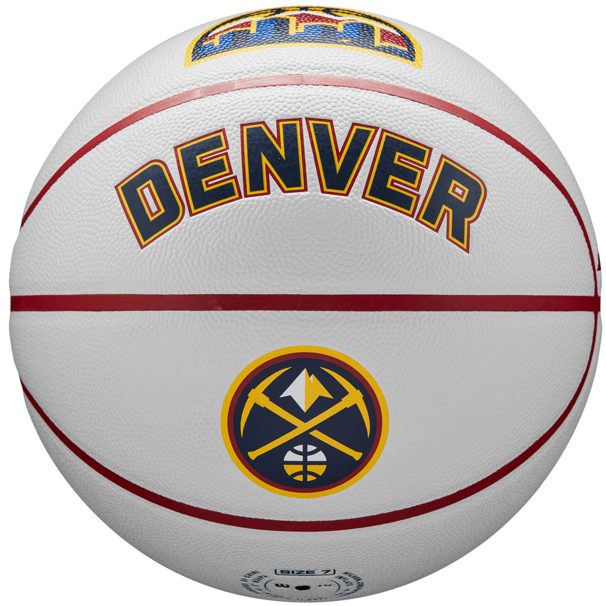 Wilson Nba Team City Collector Denver Nuggets Ball Wz4016408Id, Unisex ...