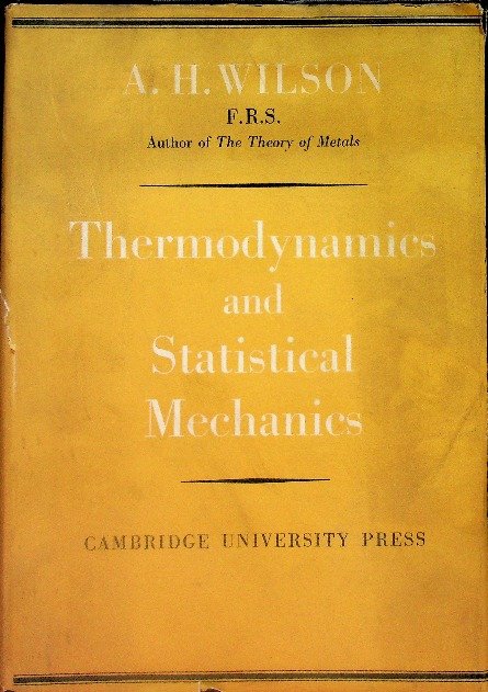 Wilson thermodynamics and statistical mechanics 1960 - Opracowanie ...
