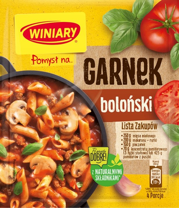 WINIARY FIX POMYSL NA BOLONSKI GARNEK 45G - Winiary | Sklep EMPIK.COM