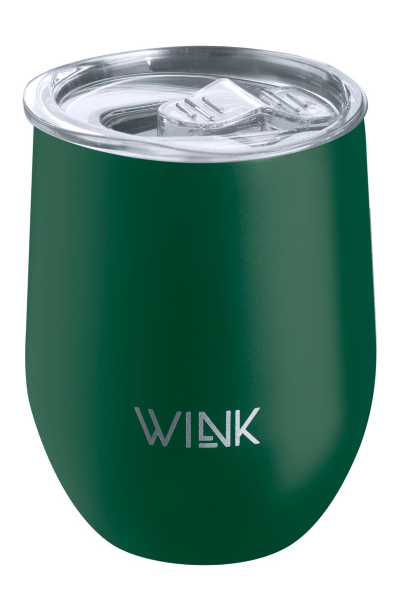 WINK Bottle, Kubek termiczny TUMBLER DARK GREEN, bez BPA, 350 ml - WINK ...