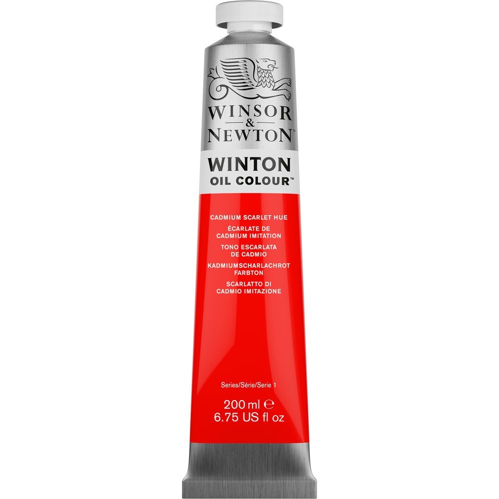Winsor&Newton Winton Farba olejna 200ml Cadmium Scarlet Hue - Winsor ...