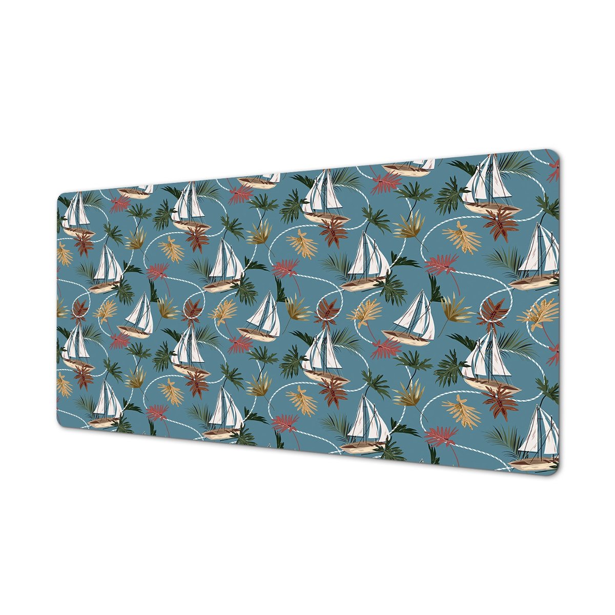 Winylowa mata na blat dla dzieci Żaglówka wakacje, ArtprintCave, 90x45 ...