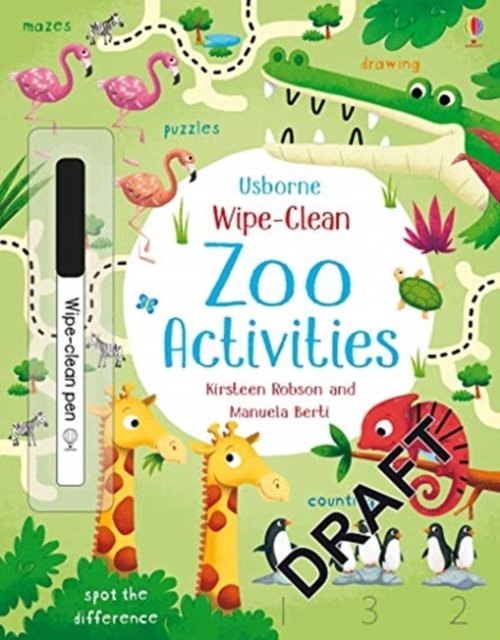 Wipe-Clean Zoo Activities - Robson Kirsteen | Książka w Empik
