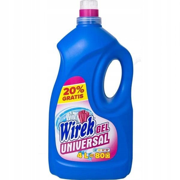 Wirek 4L(20%Gr) Gel D/Prania- Universal - Inny producent | Sklep EMPIK.COM