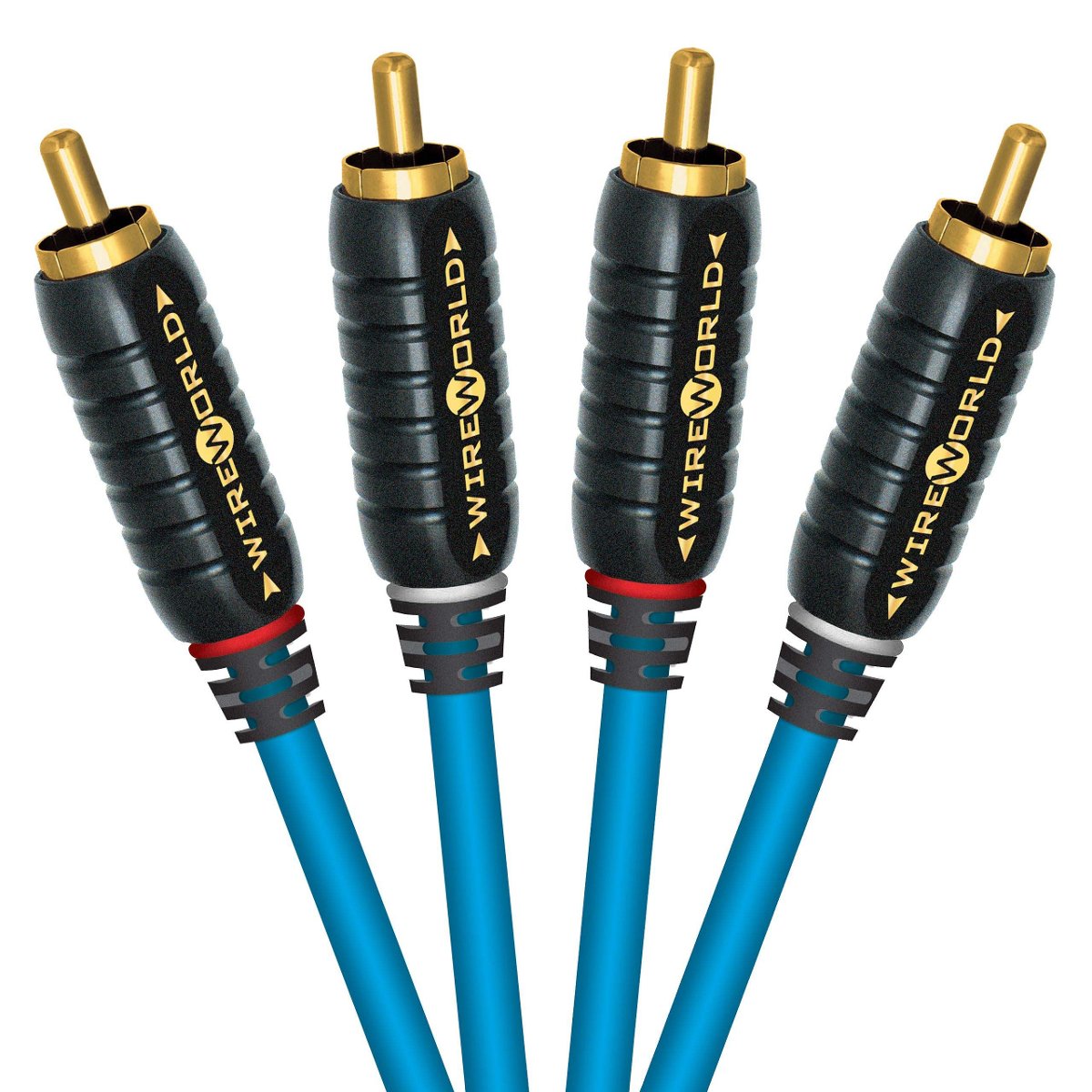 WireWorld Stream 8 Interconnect Cable STI - Kabel interkonekt audio 2 RCA - 2 RCA (Cinch) - 3m ...