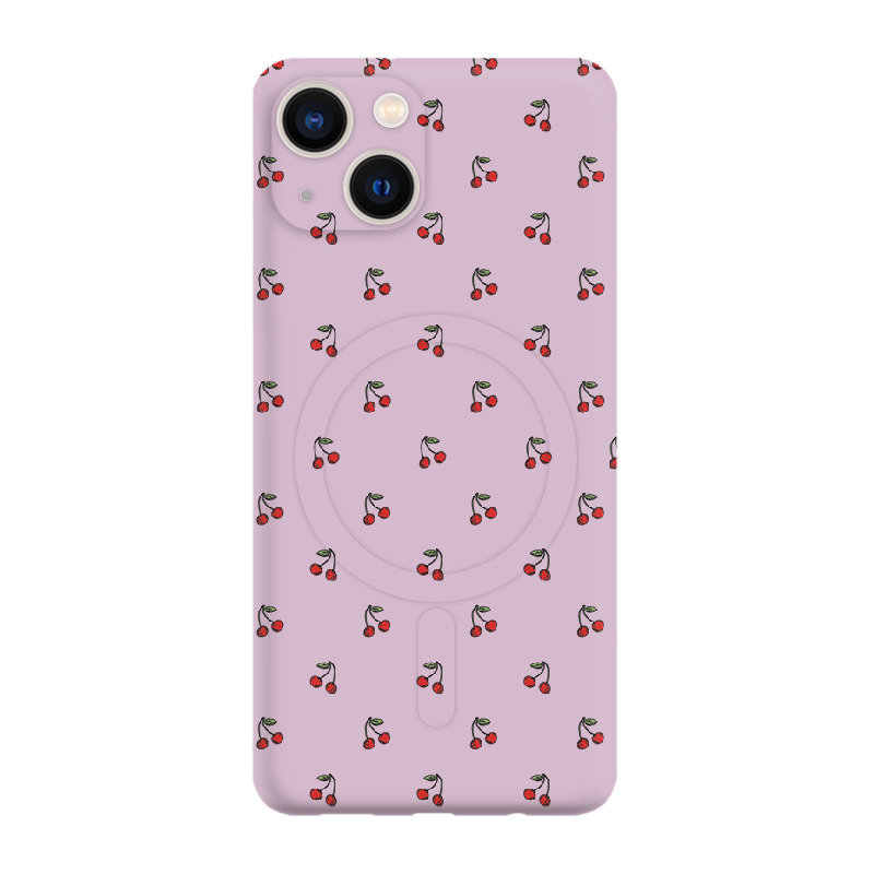 Wisienki tiny - iPhone 14 Etui matowe indukcyjne fiolet [TIF 16E ...