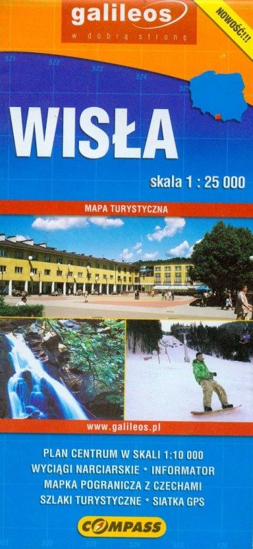 Wisła. Mapa turystyczna 1:25 000 - Opracowanie zbiorowe | Książka w Empik