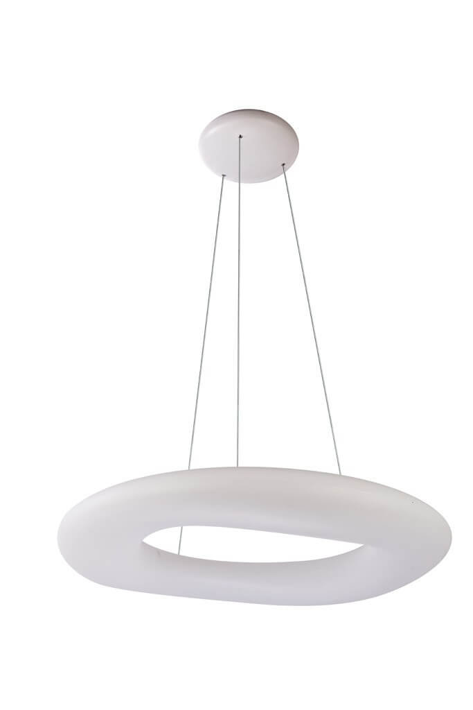 Wisząca Lampa Salonowa Donut Led 164W Pierścień Biały - AZzardo | Sklep ...