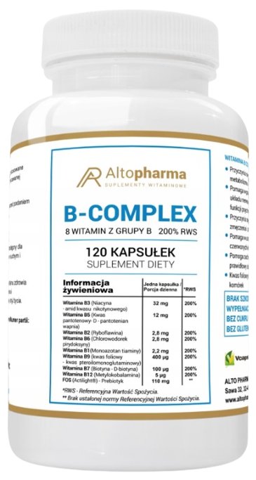 Witamina B Complex 200% Rws Altopharma 120 Kaps. | Sklep EMPIK.COM