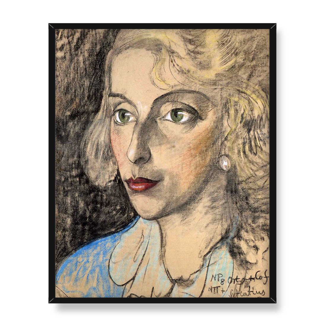 Witkacy Portret Jadwigi Netzel 40×50 - ANTYKWARIAT "CZUŁA JEST NOC ...