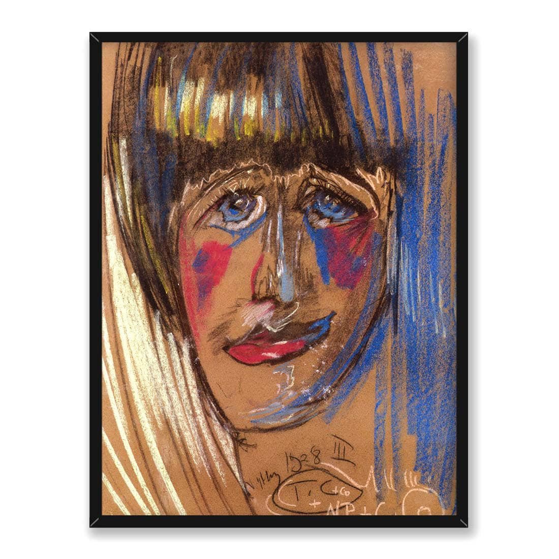 Witkacy Portret Zofii Mohuczyny 30×40 - ANTYKWARIAT "CZUŁA JEST NOC ...