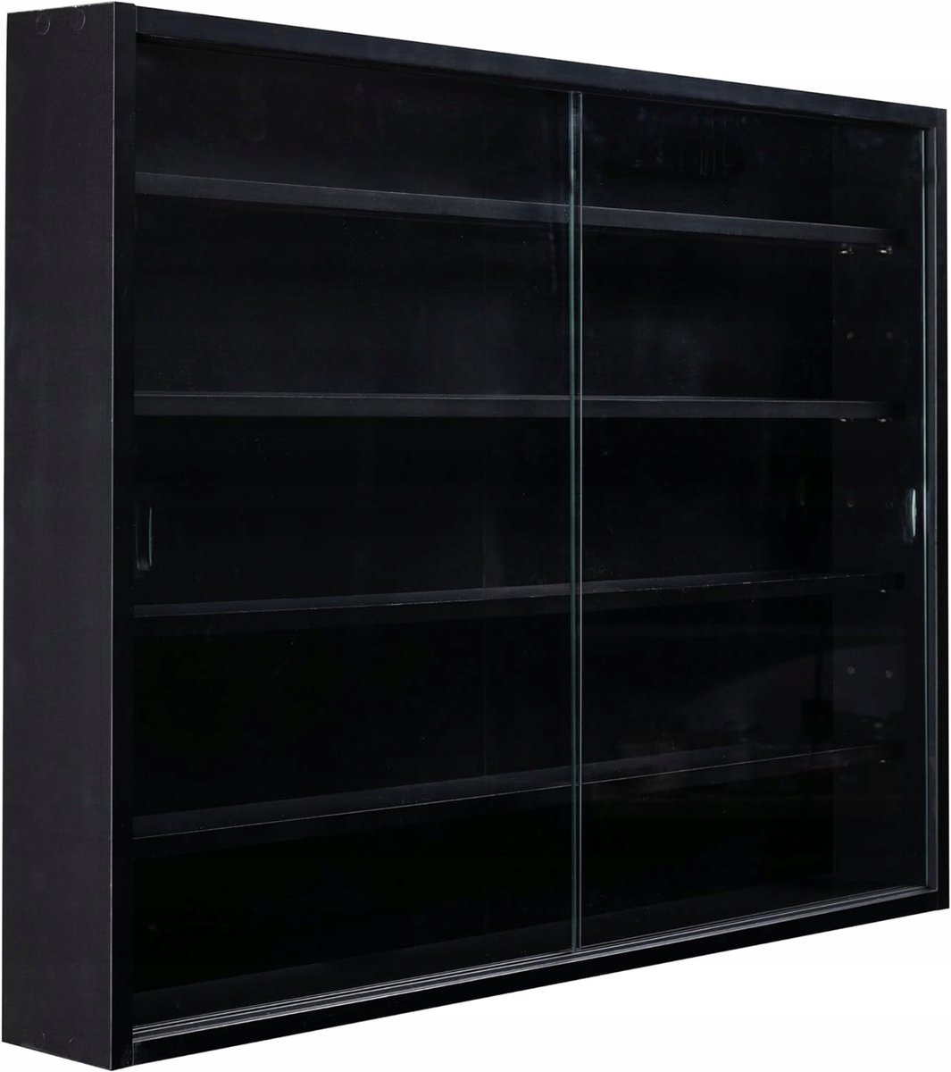 Witryna czarny 60 x 80 x 10 cm Inter Link - Inna marka | Sklep EMPIK.COM