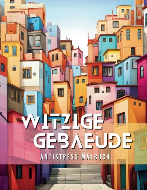Witzige Gebaude Antistress malbuch - Opracowanie zbiorowe | Książka w Empik