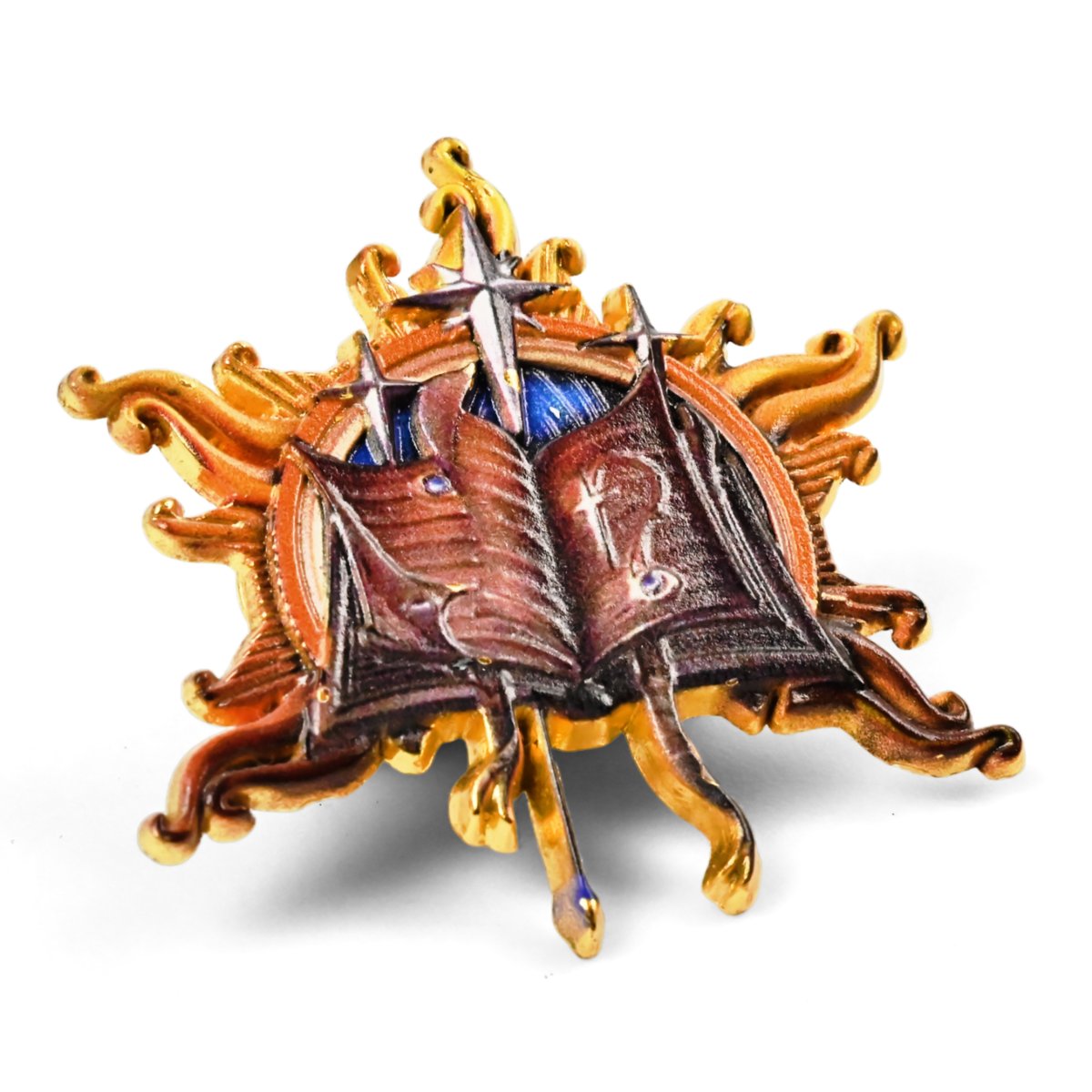 Wizard Class Badge | 10 cm | Metal | Przypinka | Baldur’s Gate 3 - Inna ...