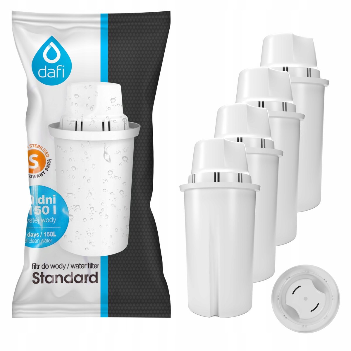 Wkład Filtr Dafi Classic 4 Sztuki Do Wody - Dafi | Sklep EMPIK.COM