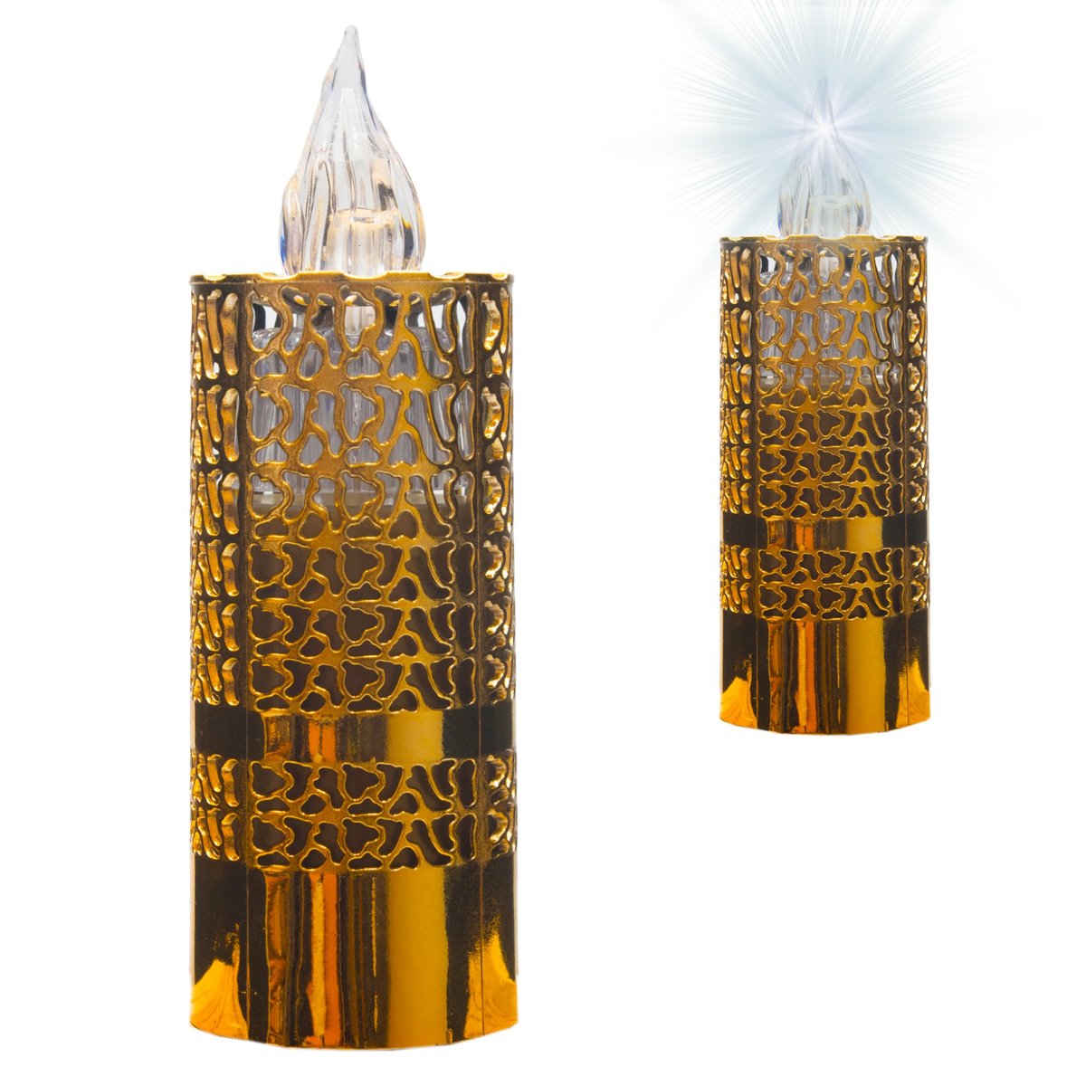 Wkład Led Znicz Elektryczny Złota Świeca 2Xaa - decortrend | Sklep ...