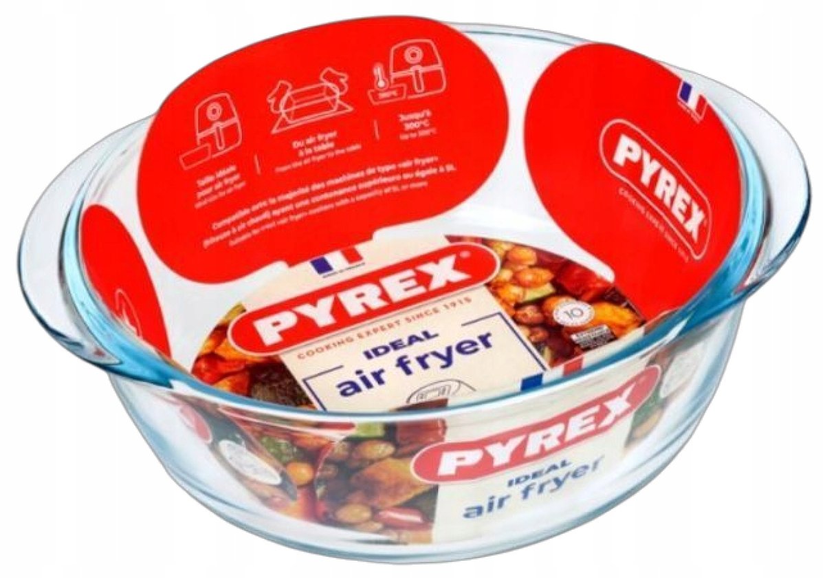 Wkład szklany do frytkownicy PYREX NACZYNIE ŻAROODPORNE AIR FRYER 1 L ...